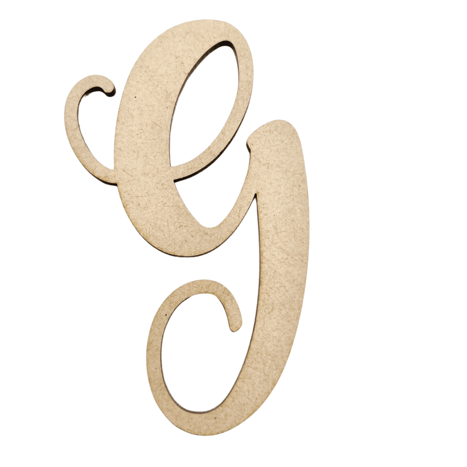 2" Tall MDF Wood Letter G | 1/8" Thick | Unfinished Craft Letters ...