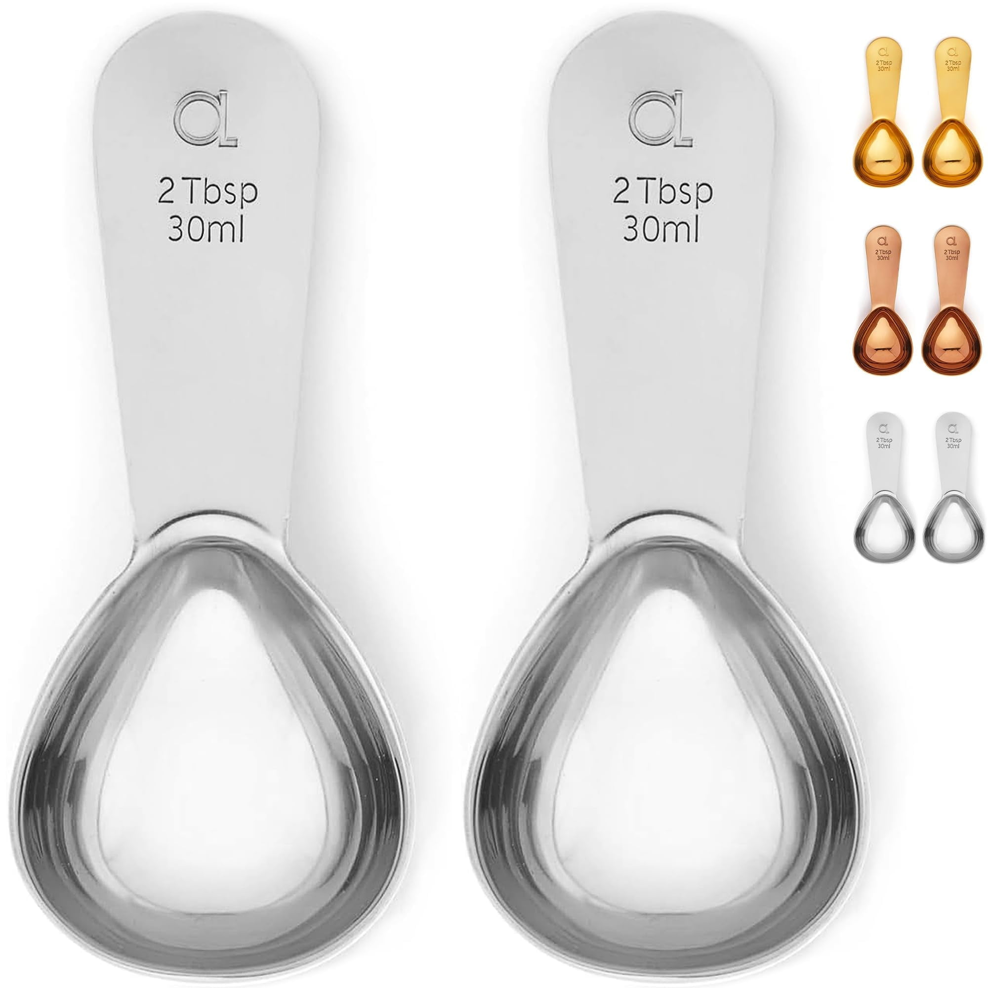 2 Tbsp Coffee Scoop Set, Stainless Steel Measuring Spoons for Coffee ...