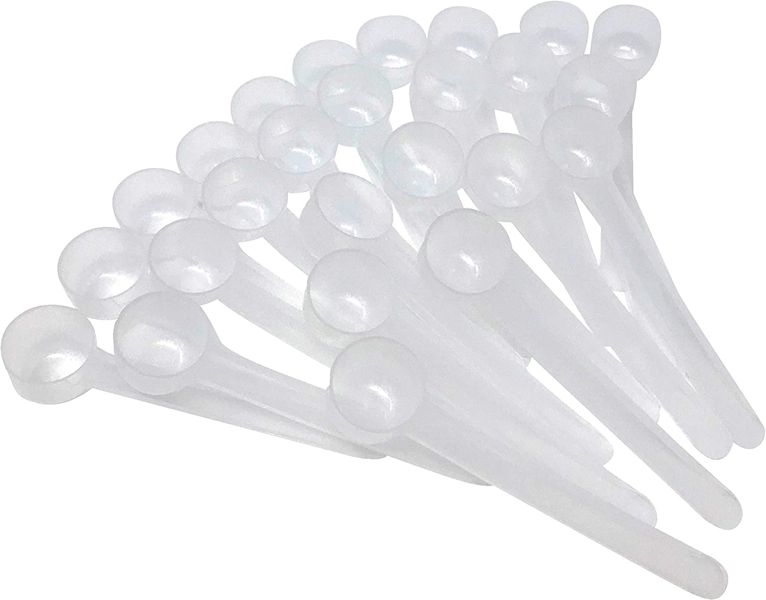 2 Teaspoon (2/3 Tablespoon | 10 mL) Long Handle Rounded Scoop for ...