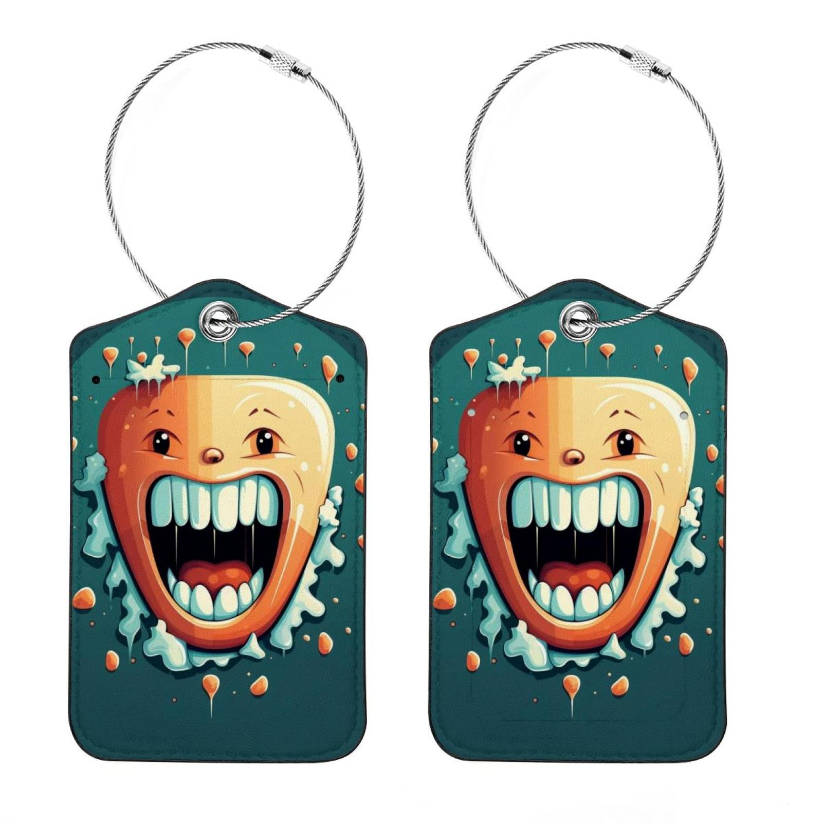 2 Teeth Luggage Tags - Walmart.com
