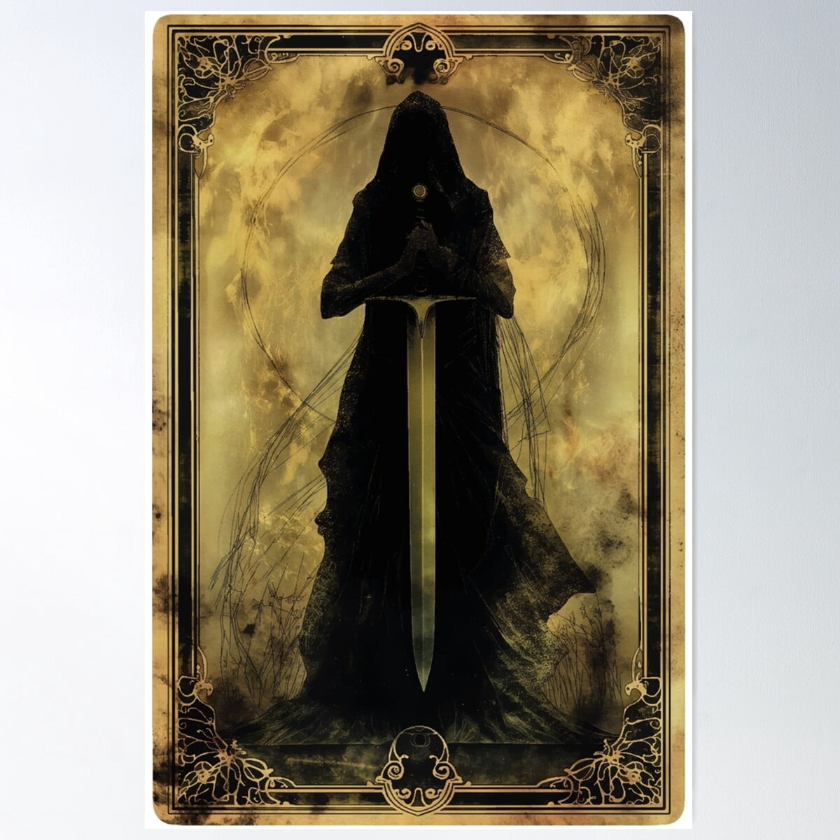 2 - The Sword Poster Wall Art, Modern Wall Decor For Living Room ...