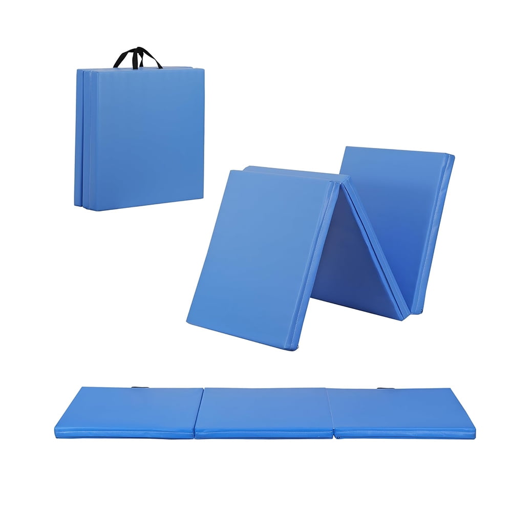 2"Thick Extra Thick Gymnastics Mat,Tri-fold Folding Gym Exercise Mat ...