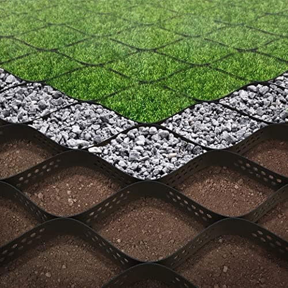 2" Thick Geo Grid Ground Grid Geo Cell Polyethylene 160 Sq Ft, 1885 LBS ...