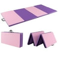 2"Thick Gymnastics Mat, 4'x8' Folding Tumbling Mat with Hook and Loop ...