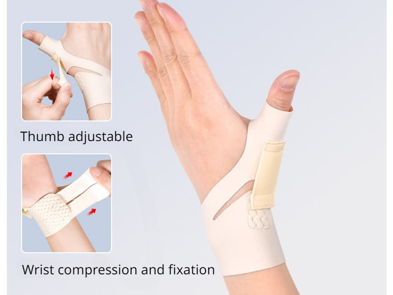 2 Thin Adjustable Wrist Support Motion Mouse Hand Corrects Thumb Joint ...
