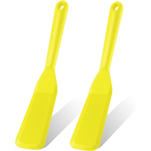 2 Thin Omelet Turner, Long Crepe Spatulas for Nonstick Cookware ...
