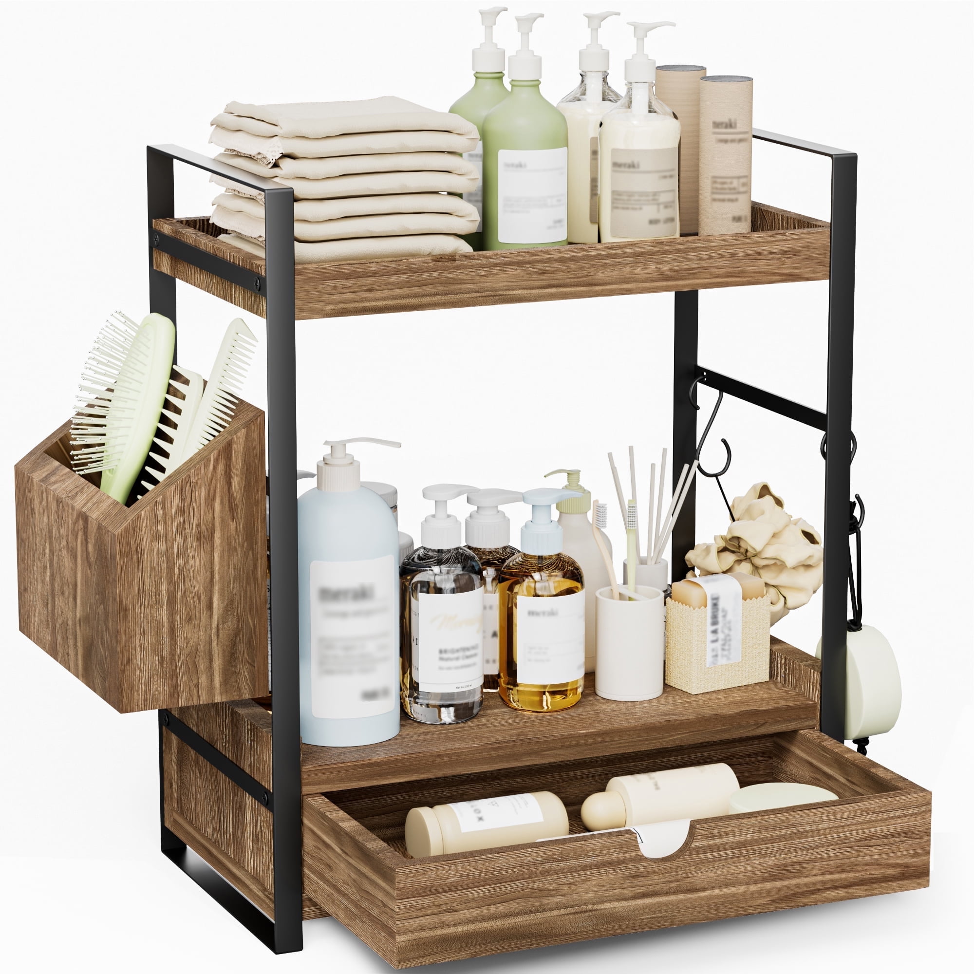 2 Tier Bathroom Organizernull