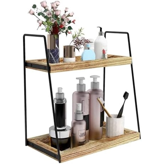 2 Tier Bathroom Counter Organizer Storage,Vanity Organizer for Bathroom ...