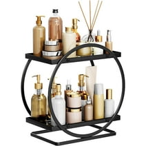 Wall Mounted 5-Tier Nail Polish Rack Holder, Tree Silhouette Round ...
