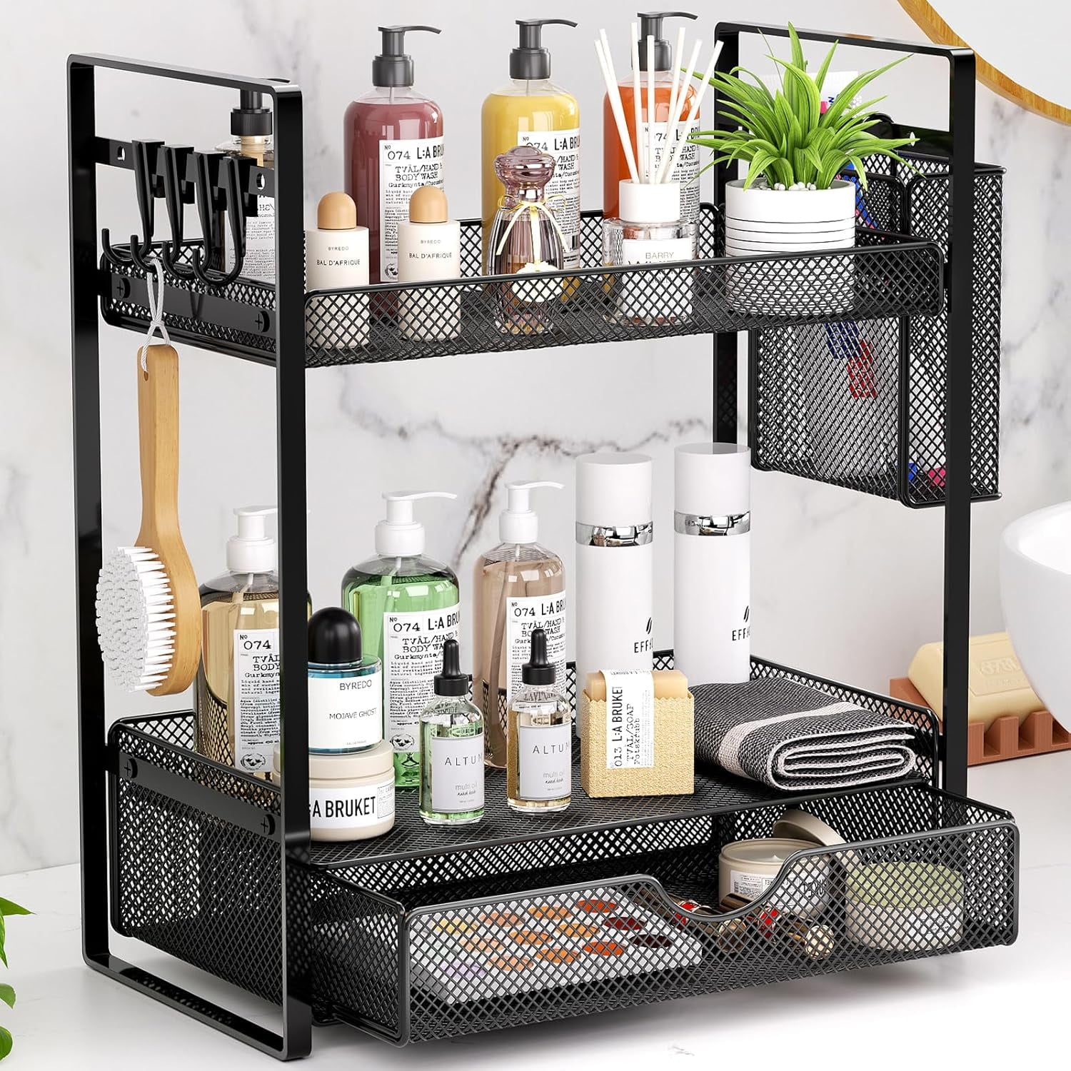 2 Tier Bathroom Organizernull