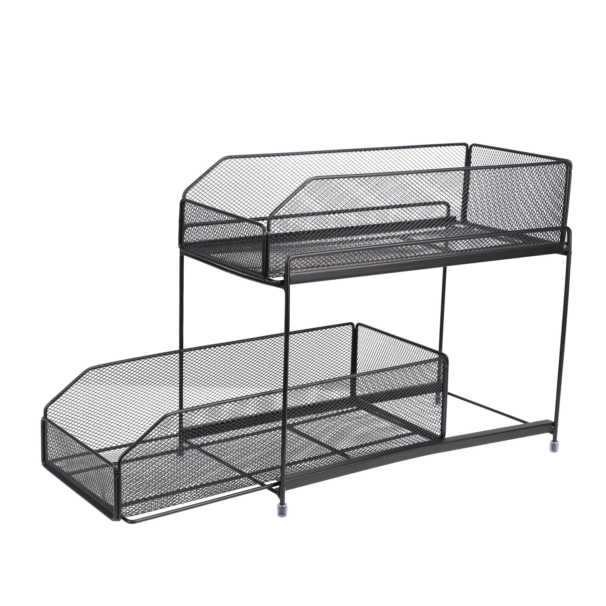 2-Tier Bathroom Organizer Countertop, Metal Wire Mesh Bathroom Counter ...