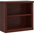 2-Tier Bookcase, Wooden Storage Shelves Rustic Floor Standing Bookshelf ...