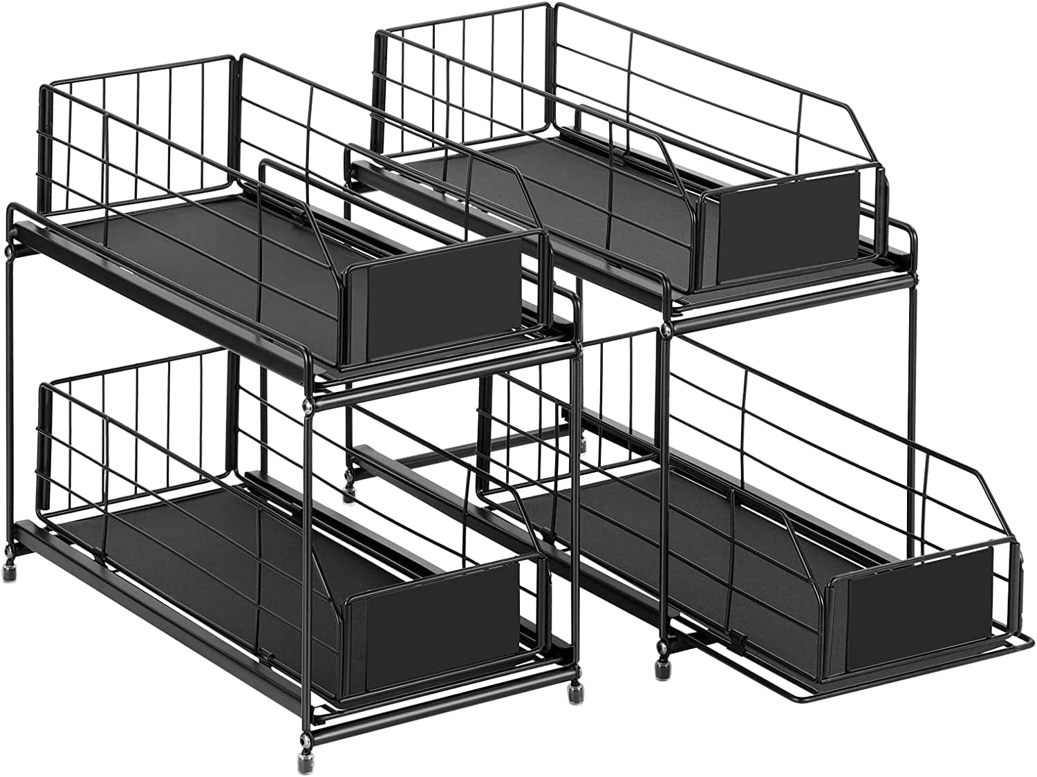 BrandX 2-Tier Sliding Drawer Cabinet Organizer - Walmart.com