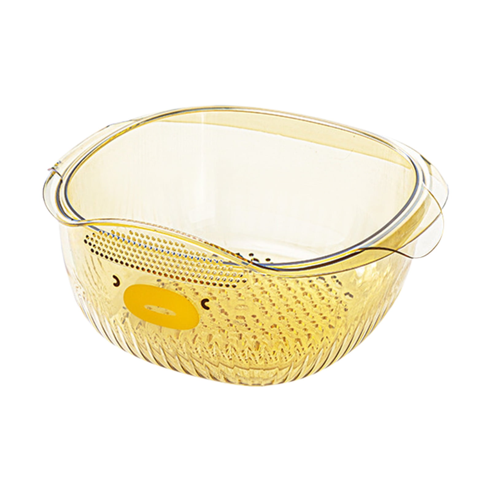 2-Tier Collapsible Kitchen Sink Colander with Drain Basket, Double ...