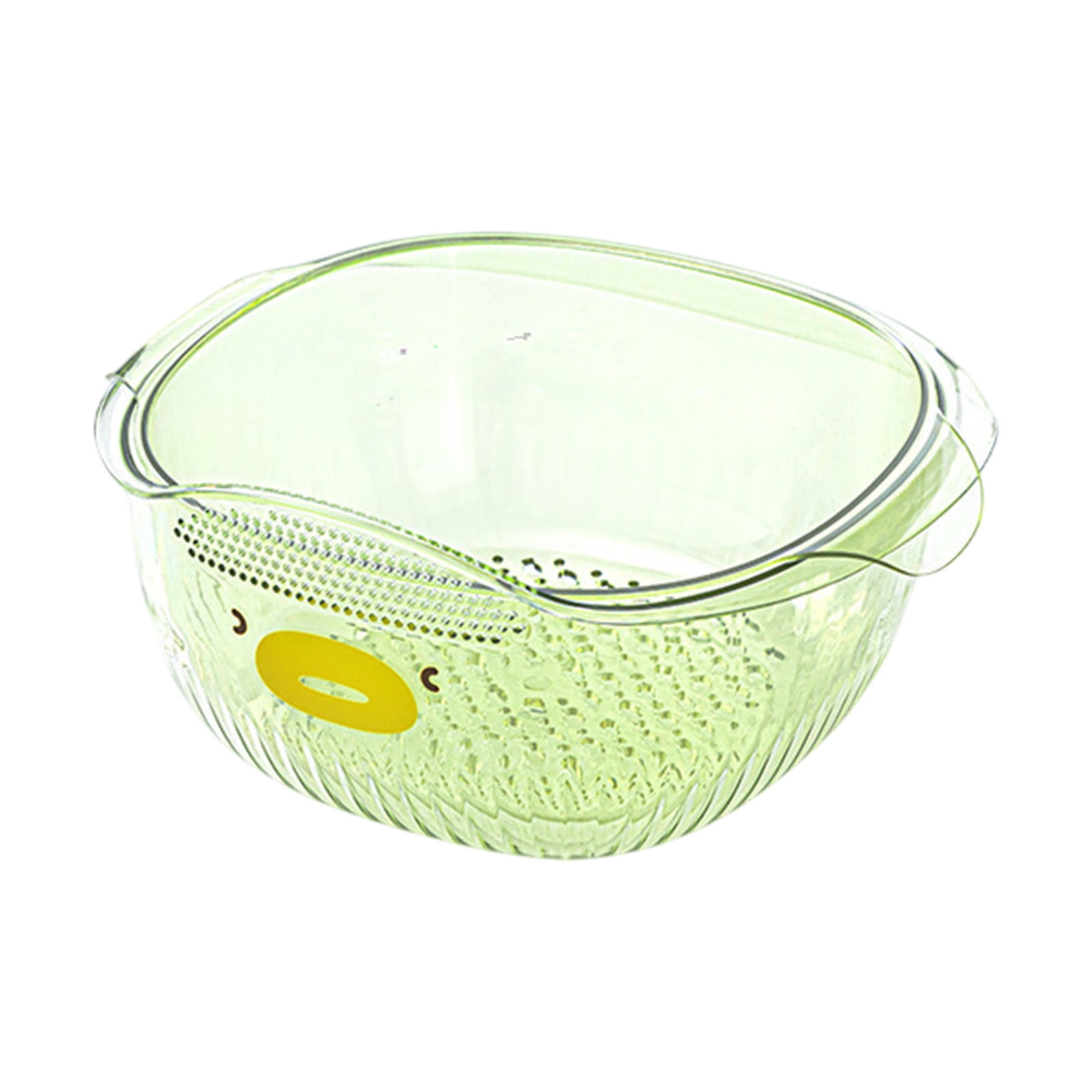2-Tier Collapsible Kitchen Sink Colander with Drain Basket, Double ...