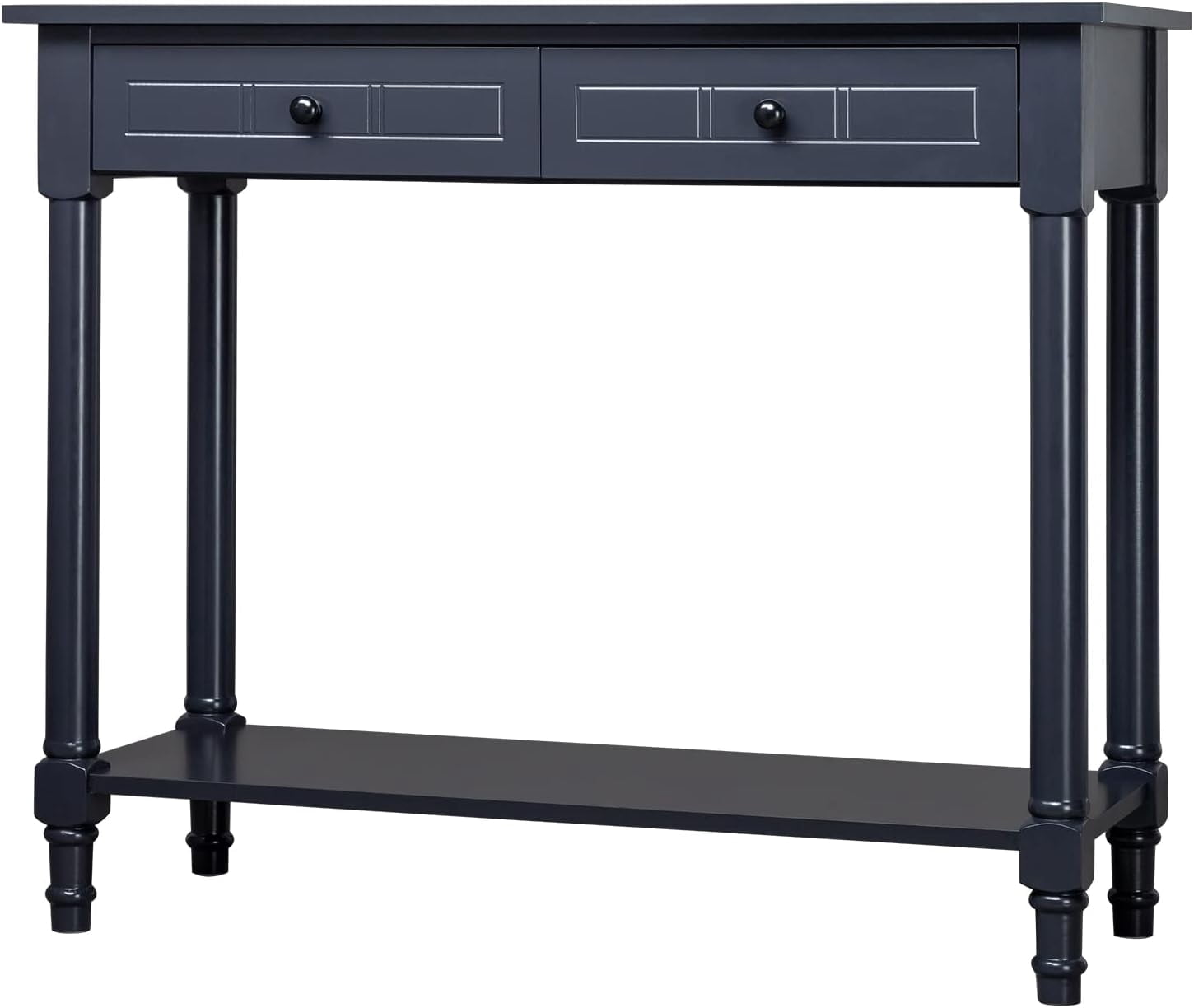2-Tier Console Table with 2 Drawers， Console Tables for Entryway, Sofa ...