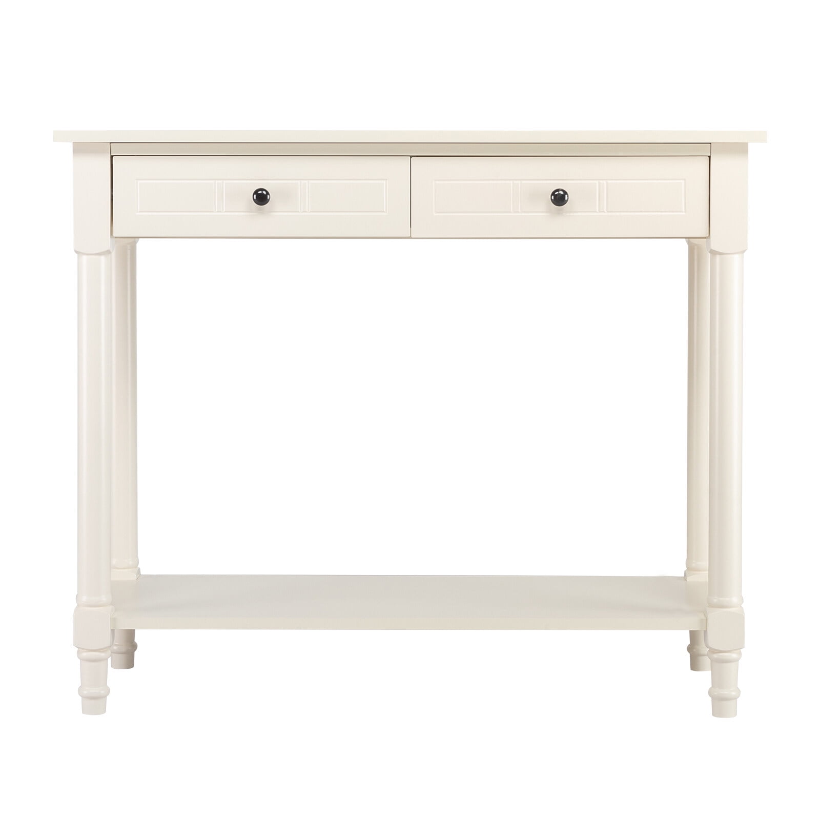 2-Tier Console Table with 2 Drawers， Console Tables for Entryway, Sofa ...