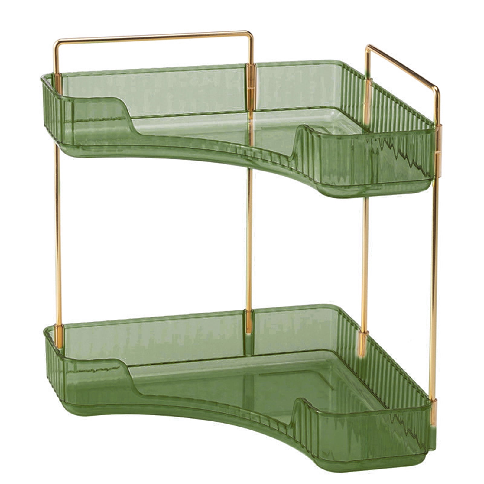 2-Tier Corner Bathroom Storage Shelf High Stability Strong Load-bearing ...