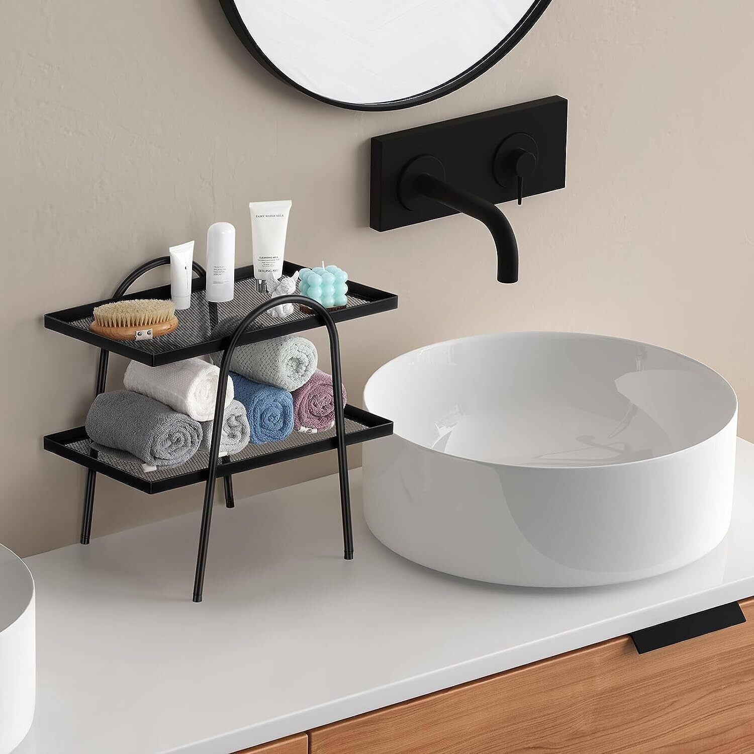 Metal Countertop Storage 2-Tier Spice Rack Organizer - Walmart.com