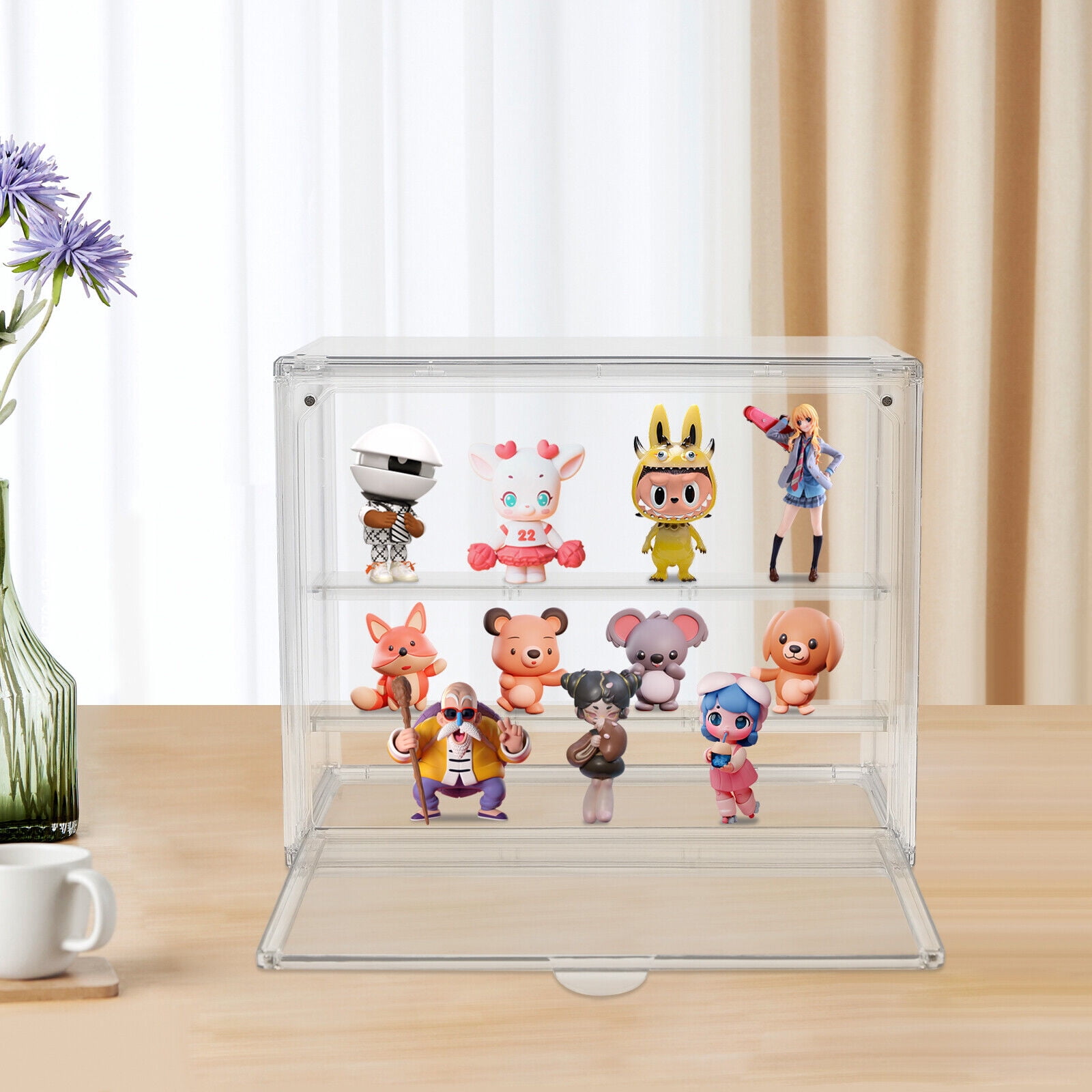 2 Tier Display Shelf Cake Cupcake Bread Storage Container Clear Display ...