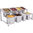 2-Tier Expandable Spice Rack,Stainless Steel Kitchen Spice Rack ...