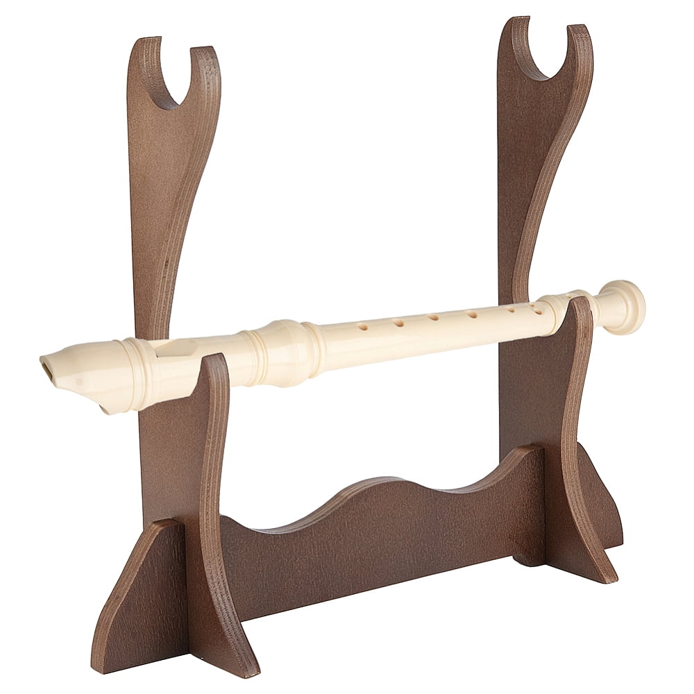 2-Tier Flute Stand Wooden Flute Holder Stand Display Stand Rack for ...