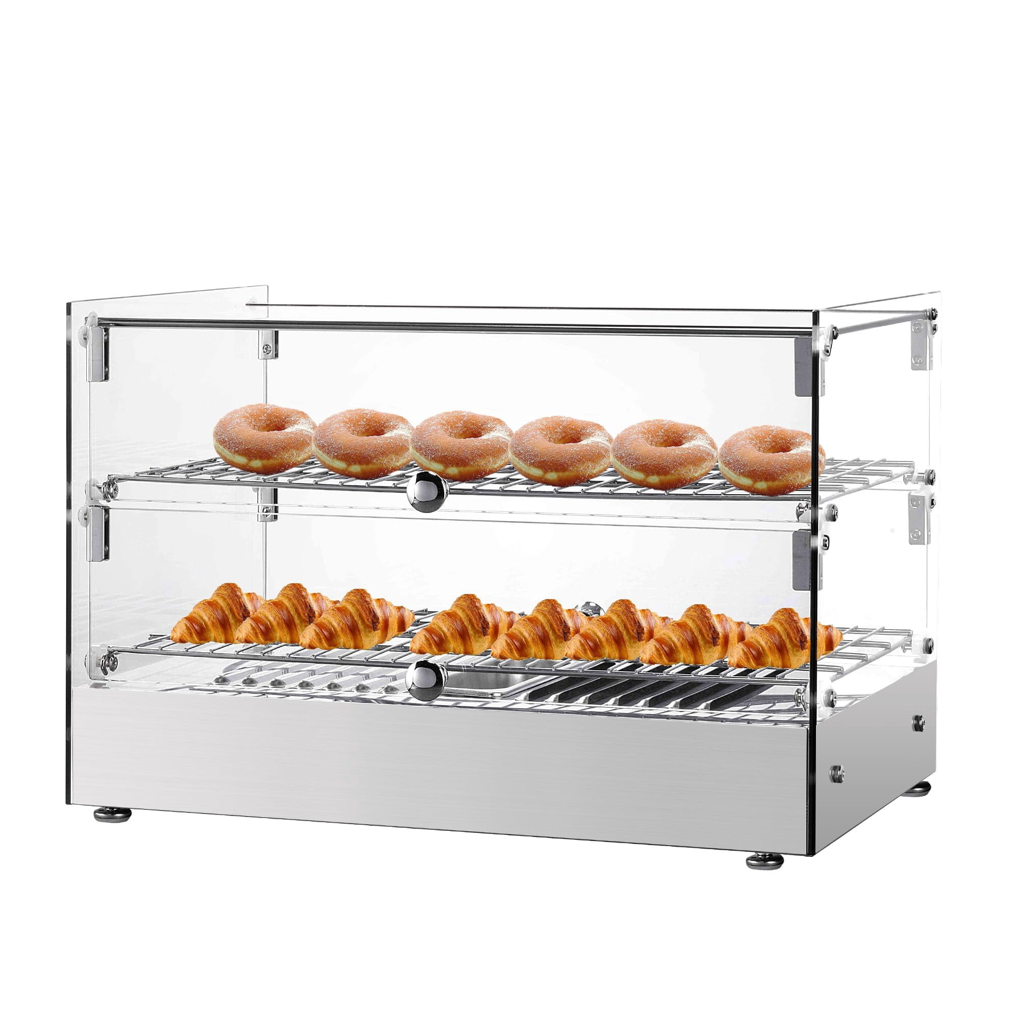 2-Tier Food Warmer, Commercial Food Warmer Display Electric Countertop ...