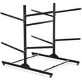 2 Tier Kayak Storage Rack - Double Sided Steel Stand for Kayaks Canoes ...