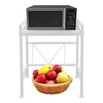 Expandable Microwave Stand Countertop, 2-Tier Adjustable Microwave Oven ...