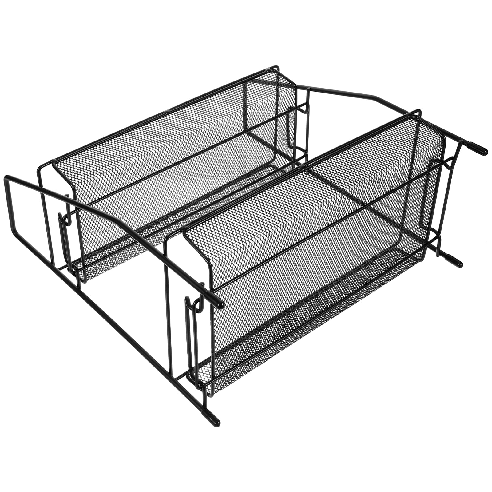 2 -Tier Kitchen Counter Shelf Storage Rack Organizer Desktop Wrought ...