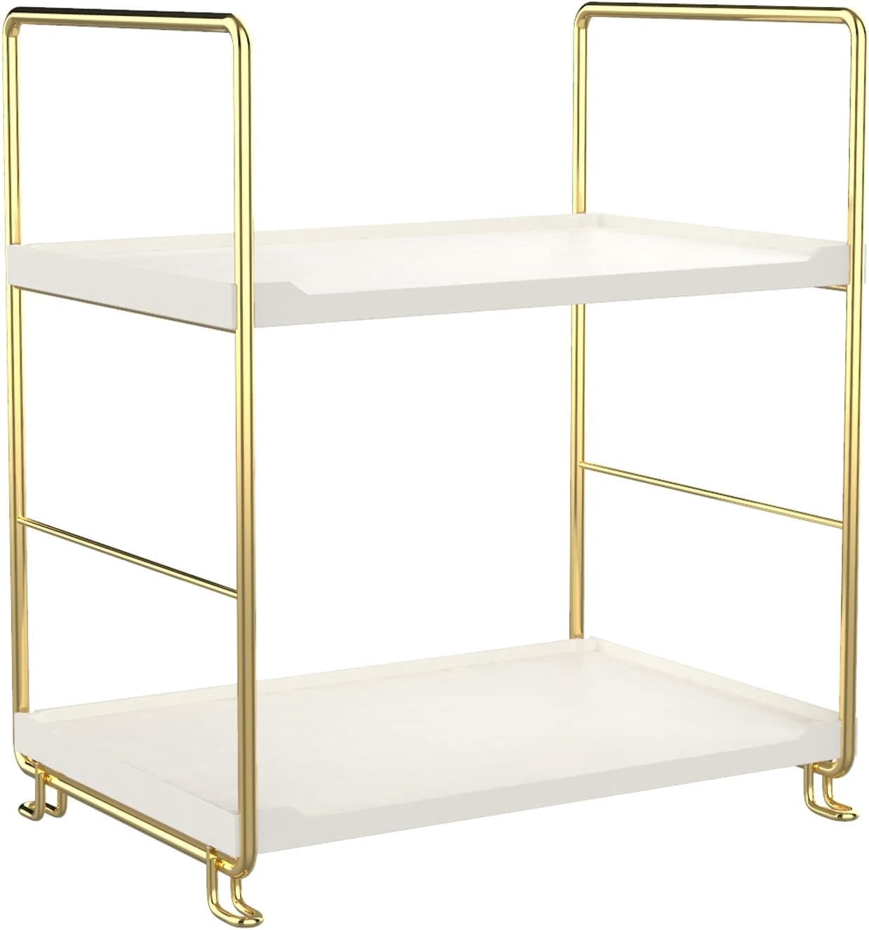 2-Tier Kitchen Rack - Freestanding Stackable Bathroom Countertop ...