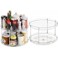 2 Tier Lazy Susan Turntable for Cabinet,Countertop,Pantry,12"w Spinning ...