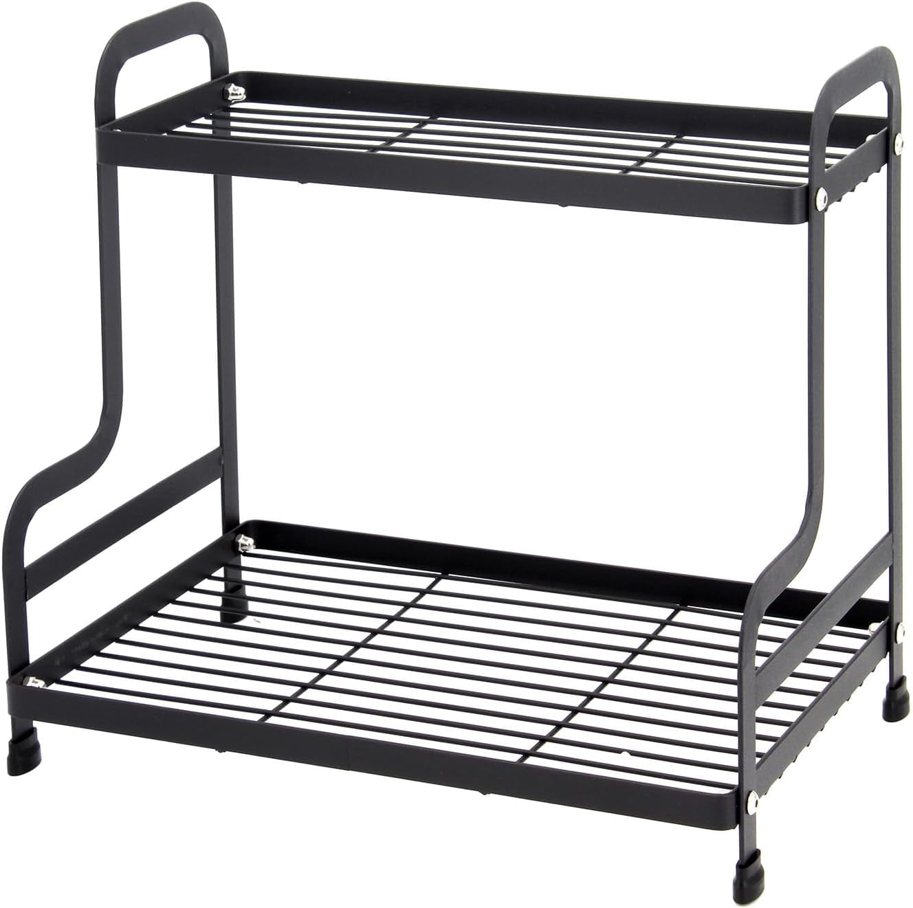 2-Tier Metal Countertop Organizer – Standing Shelf for Bathroom and ...