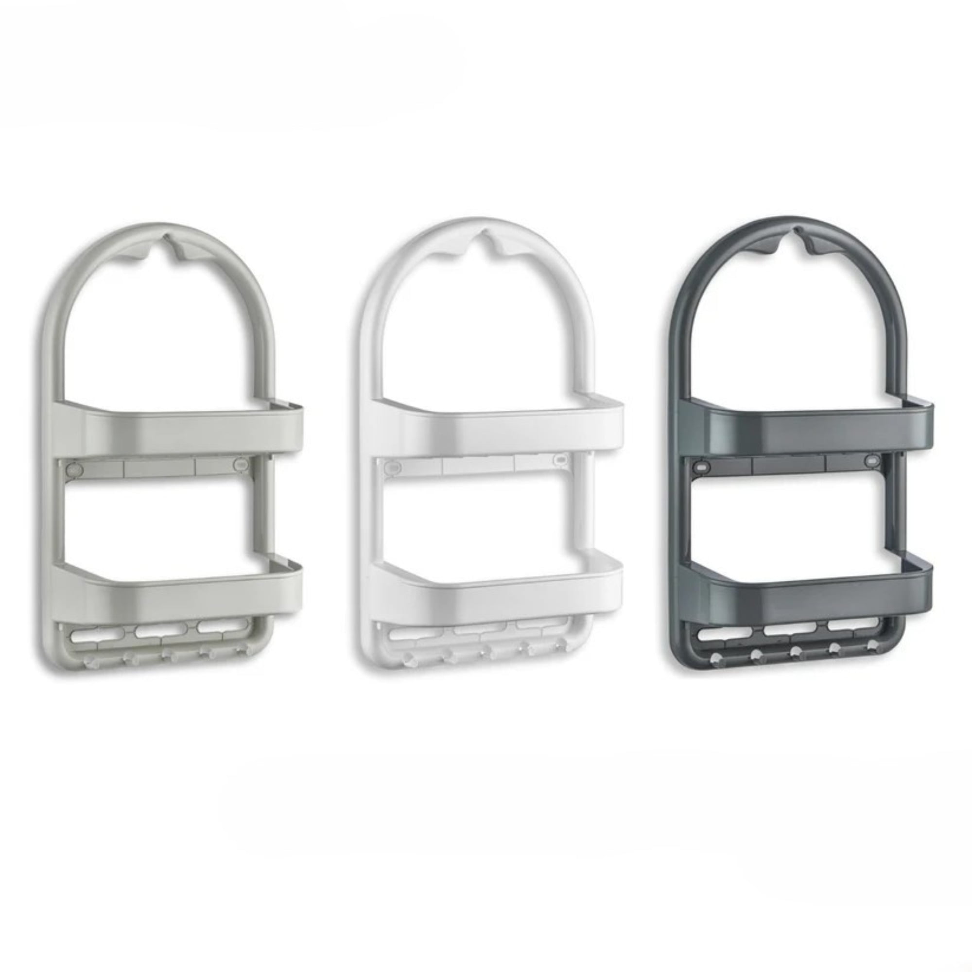 2-Tier Multiuse Bathroom Shelf Organizer, Space-Saving Storage Rack for ...