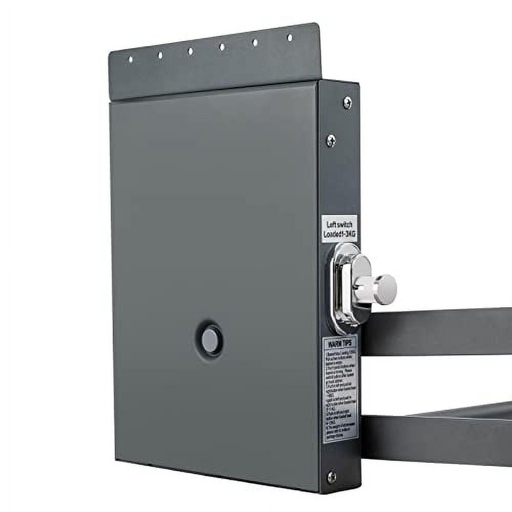 2-Tier Pull-Down Shelf, 24 Inch Heavy Duty Pull-Out Cabinet Shelf Drop ...