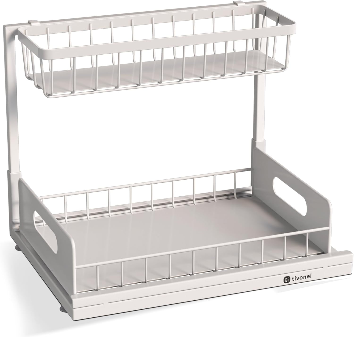 2-Tier Under Sink Organizer | Pull-Out Sliding Storage for Kitchen ...