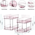 2-Tier Under Sink Organizer and Storage, Multi-Purpose Stackable ...