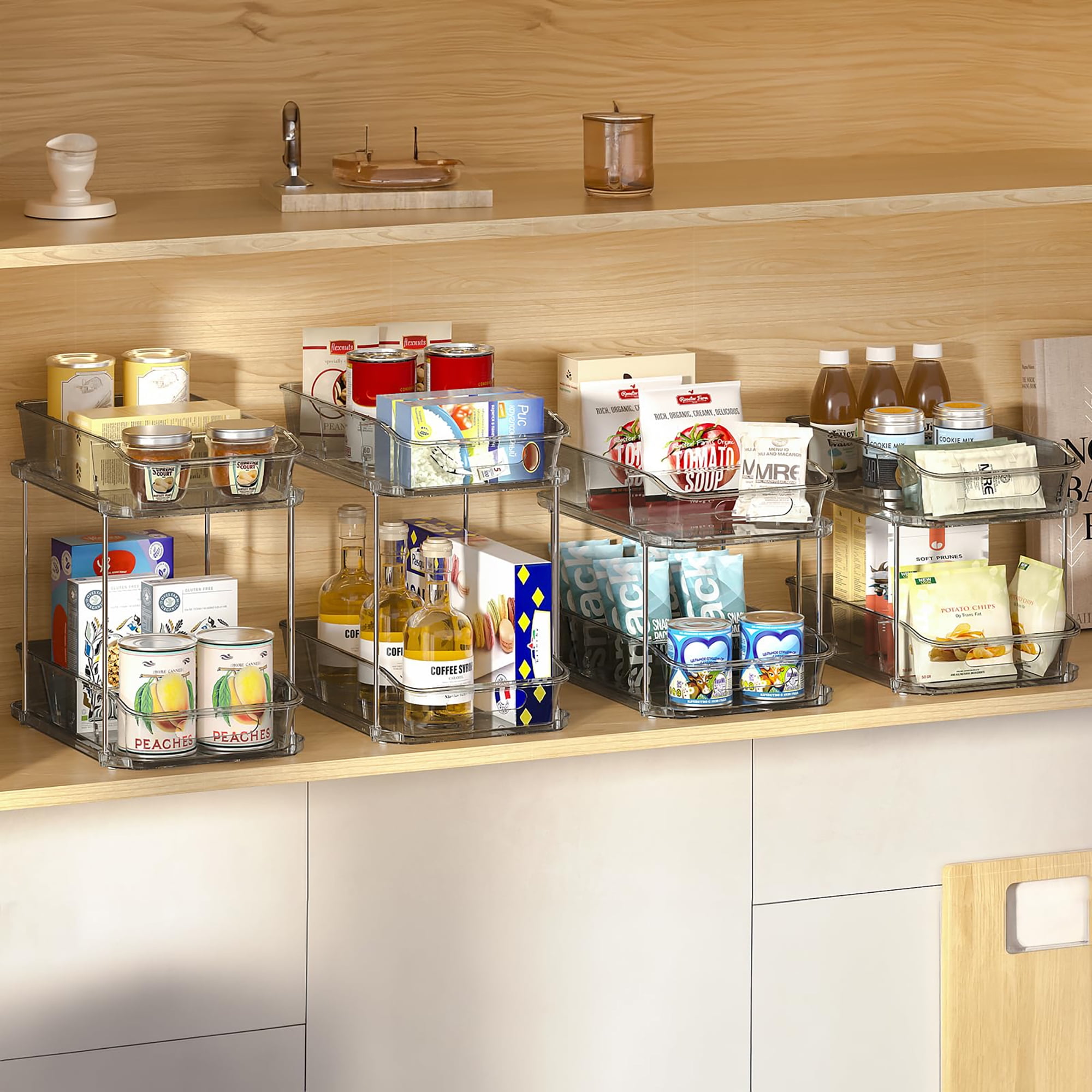 2-Tier Under Sink Organizers and Storage, Multi-Purpose Stackable ...