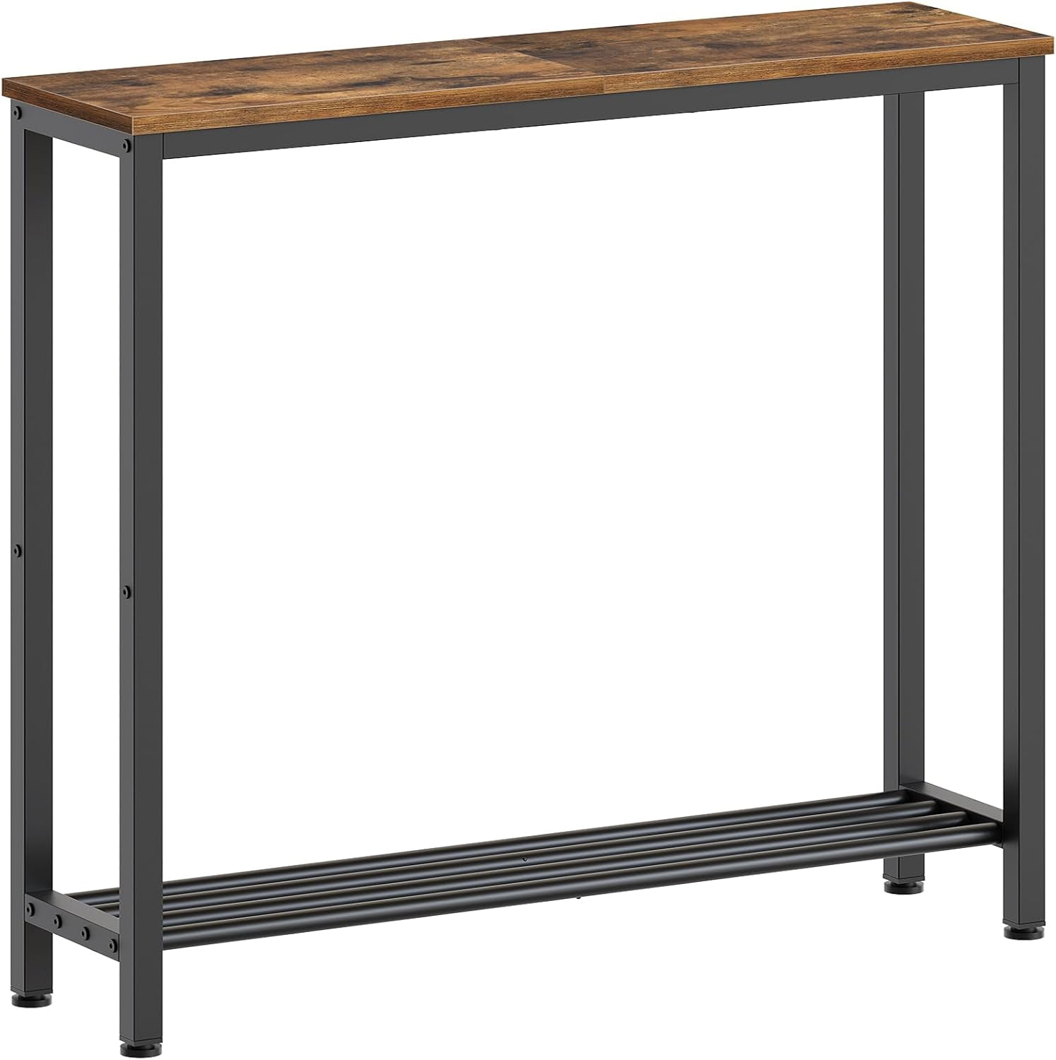 2-Tier Small Sofa Table, 29.5" Thin Entryway Table, Behind Couch Table ...