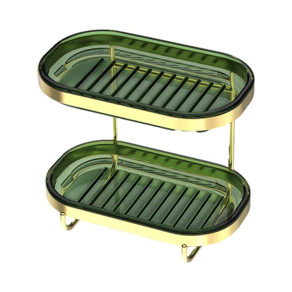 2-Tier Soap Dish Shelf, Shower Soap Holder for Bathroom, Hotel, Double ...