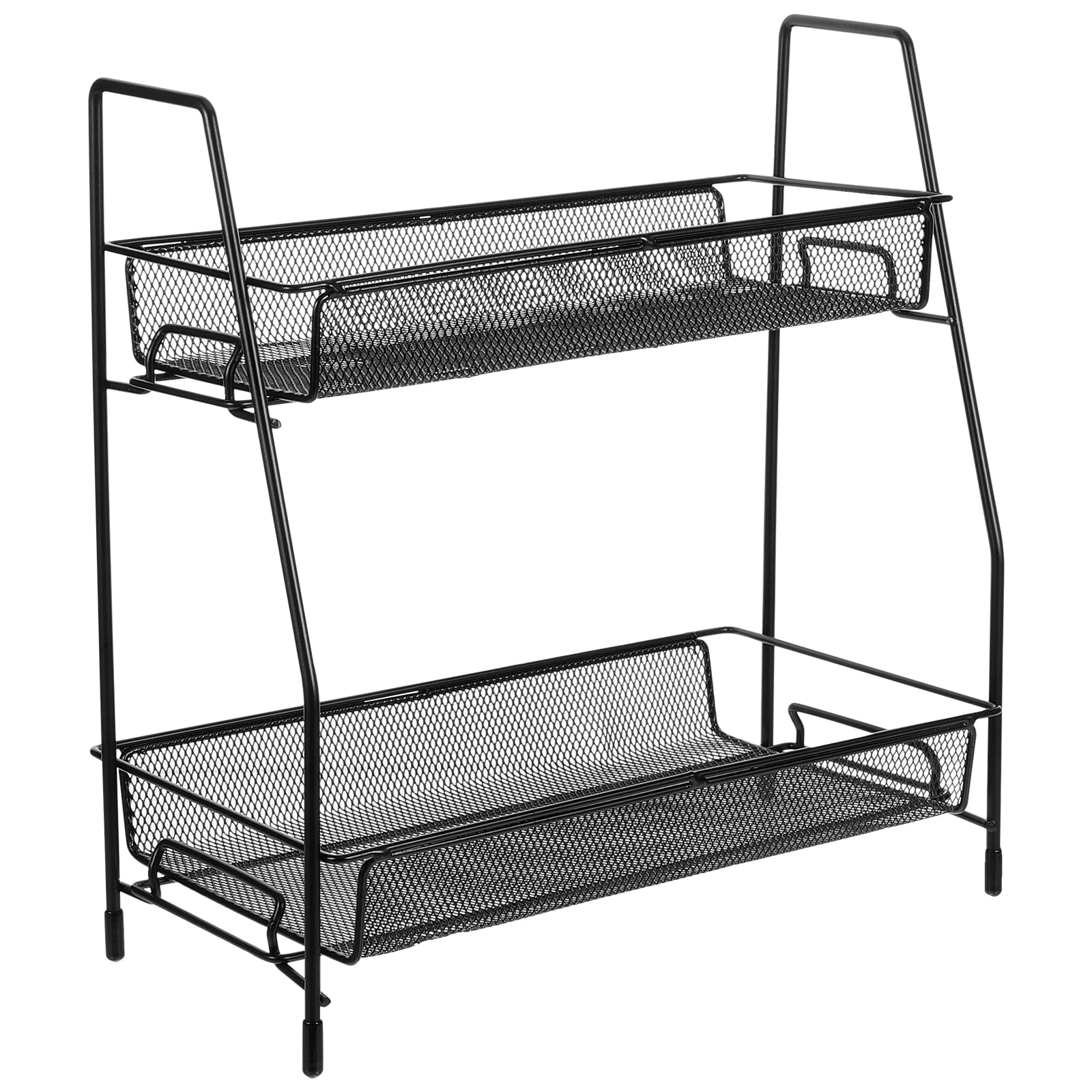 2 -Tier Storage Rack Bathroom Counter Rack Kitchen Shelf Kitchen Table ...