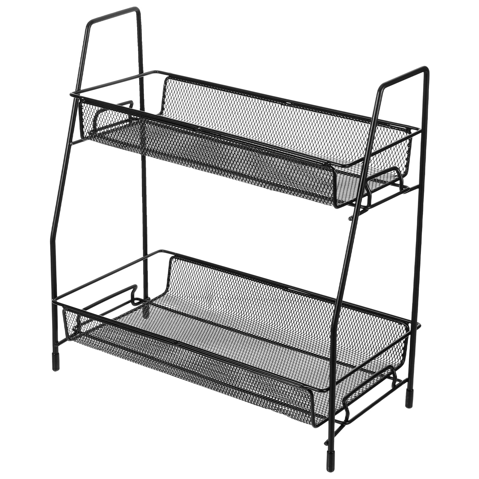 2 -Tier Storage Rack Kitchen Table Organizer Kitchen Counter Organizer ...