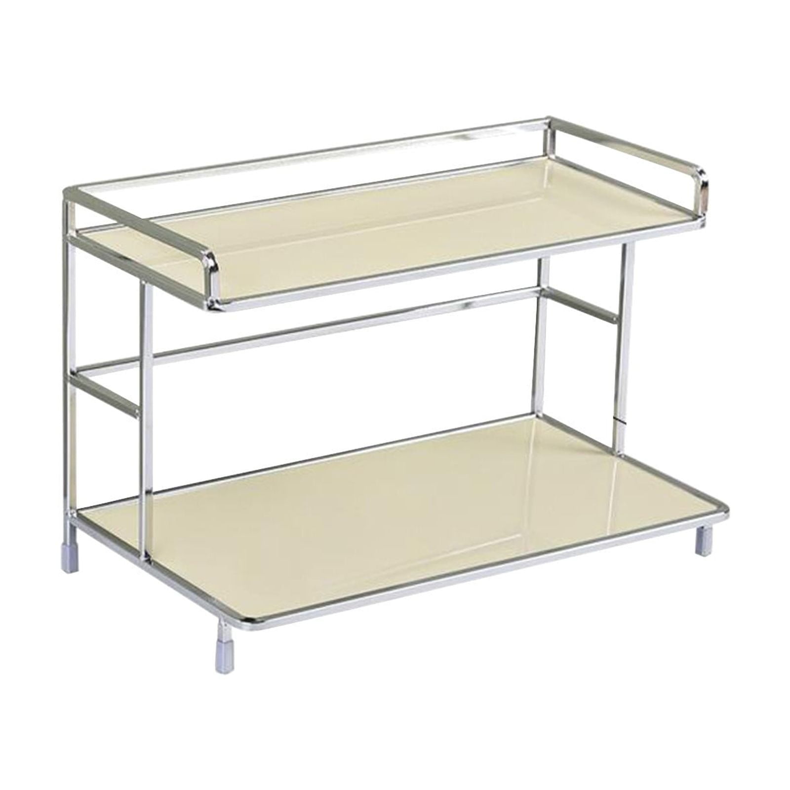 2-Tier Storage Stand for Cosmetic and Perfume, Metal Multifunctinal ...