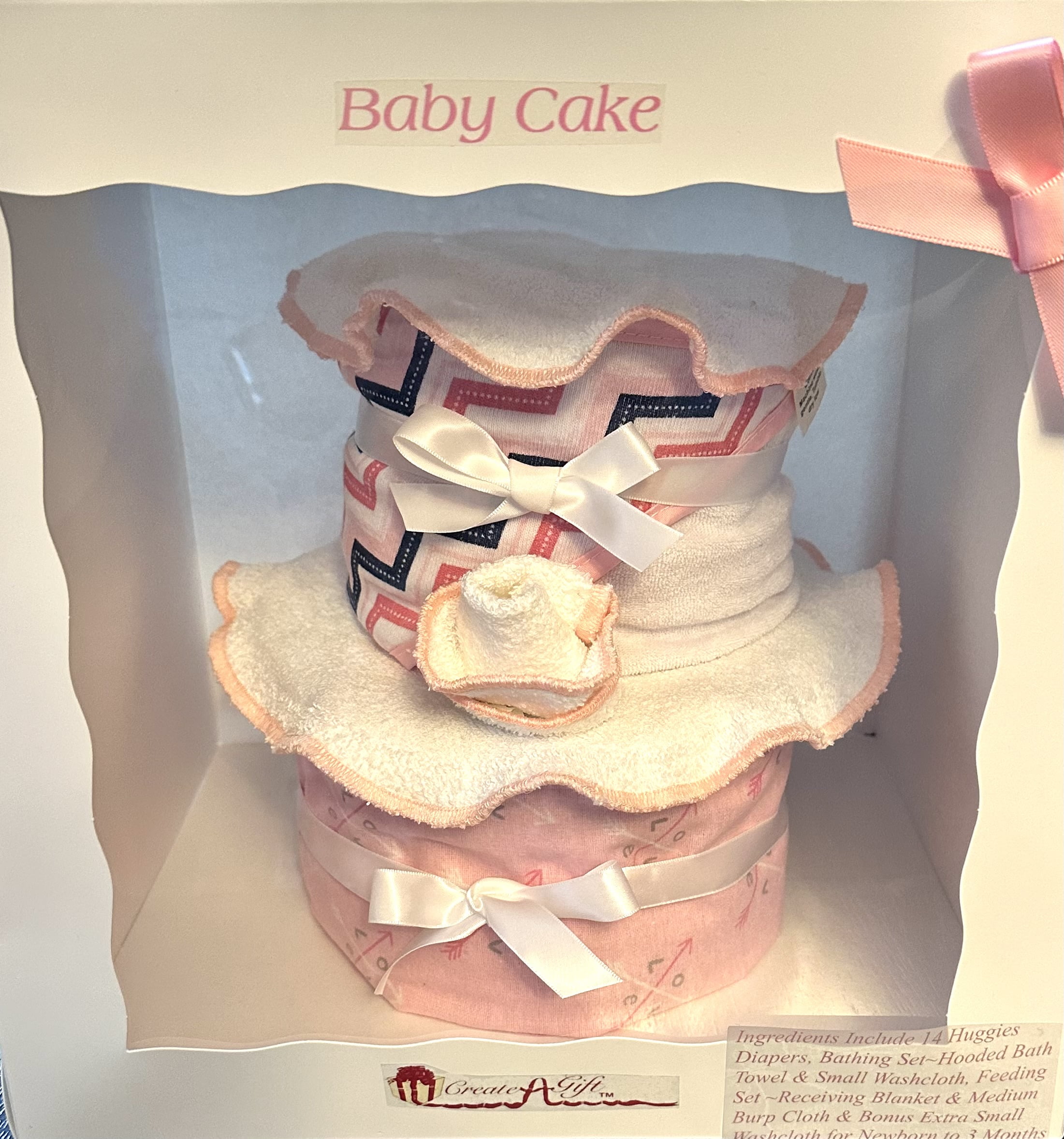 2 Tier Sweet Love Baby Cake - Walmart.com