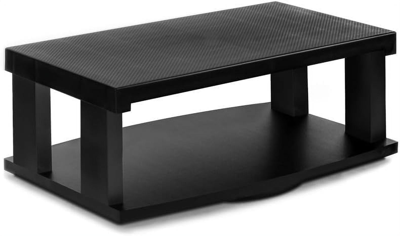 2-Tier Swivel TV Stand: Adjustable TV Riser for Flat Screens, Gaming ...