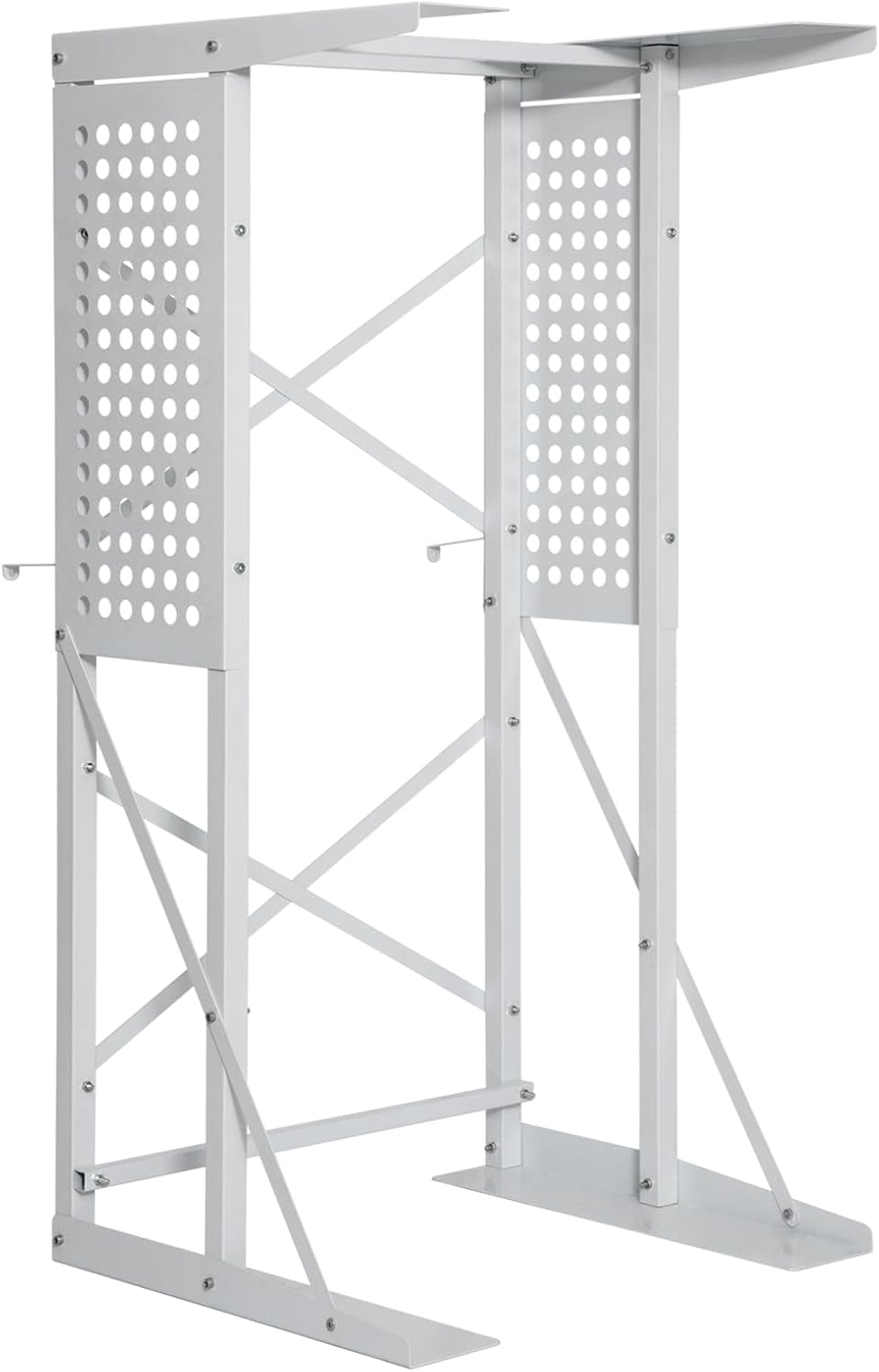 2 Tier Washer Dryer Stacking Rack Stand Kit Storage Shelves Space Saver ...