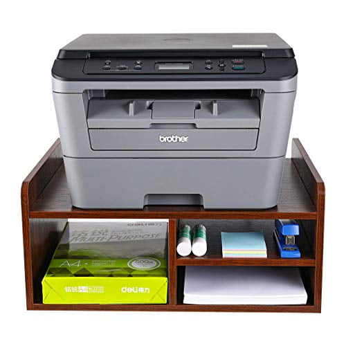 2-Tier Wood Printer Stand With Storage - Walmart.com