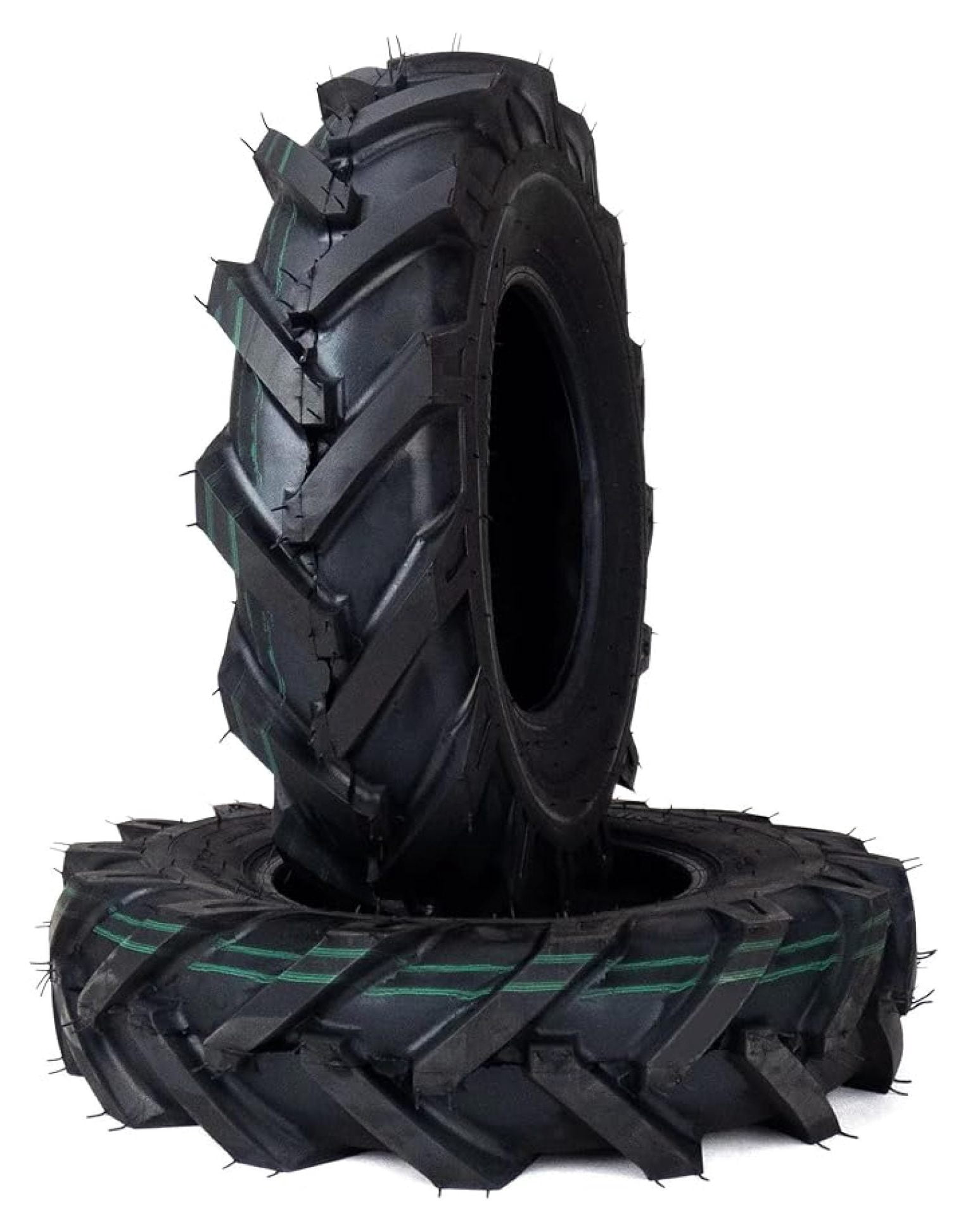 (2) Tiller Tires 4.8x4x8 4.8x4-8 4.80-4.00-8 480/400-8 Ag Tread 4 Ply ...