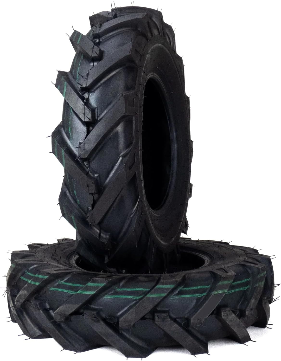 (2) Tiller Tires 480/4.00-8 or 4.80-8 Compatible With Troy-Bilt/MTD Set ...