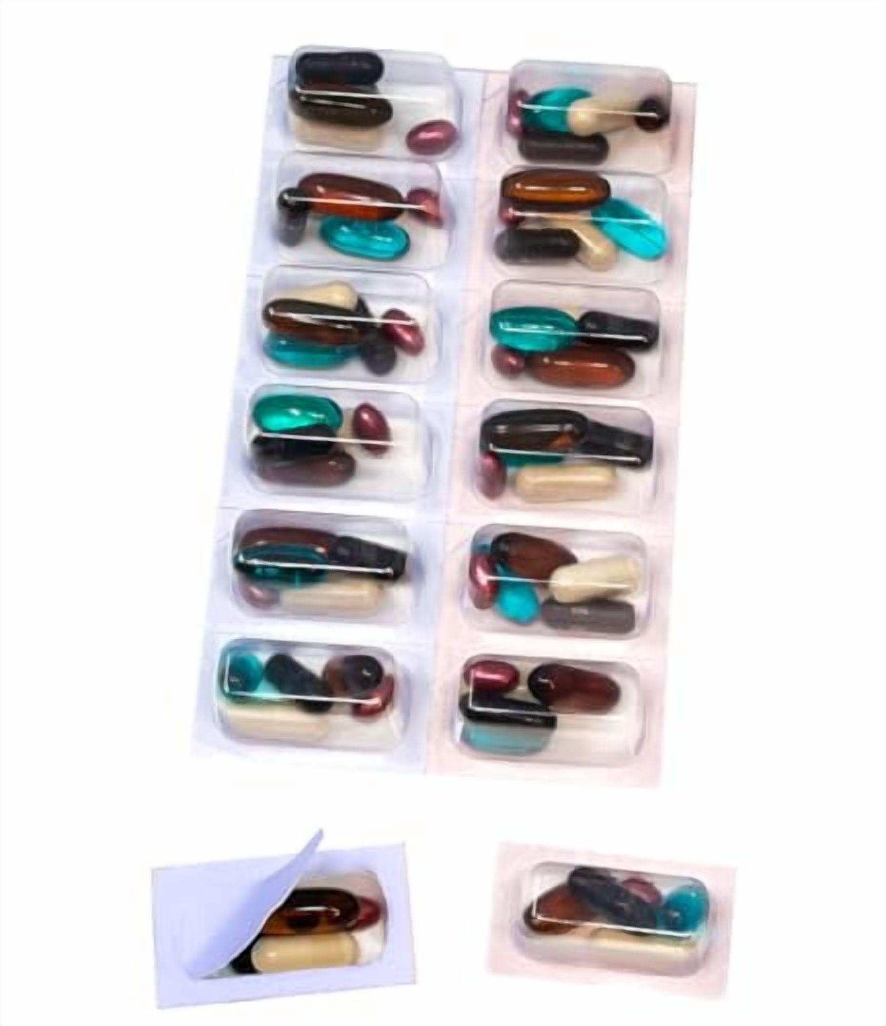 2 Time a Day Weekly Medication Controlled Dose Blisters, Unit Dose Cold ...